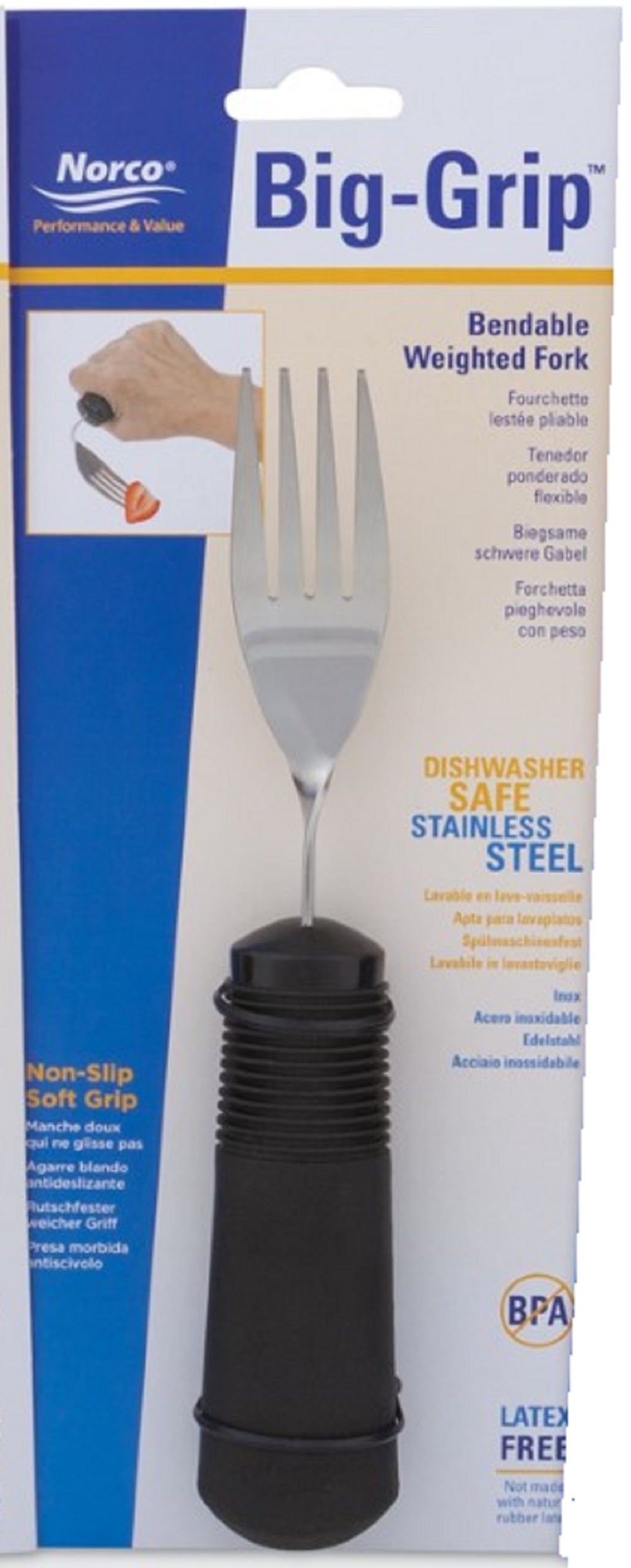 Norco Big Grip Weighted Adaptive Eating Utensils The Therapy Connection Norco Big Grip Weighted Adaptive Eating Utensils The Therapy Connection